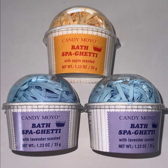 Bath, Skin & Hair | Set Of 3 Unique Spaghetti Candy Moyo Bath Bombs ...